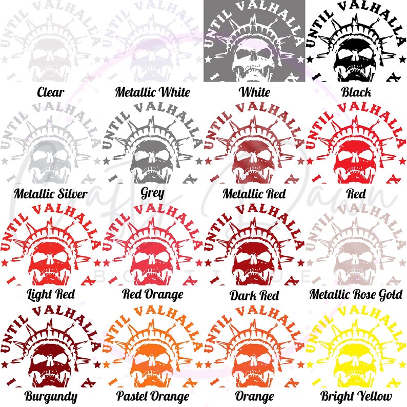 Until Valhalla Decal | Military Decal | Police Decal | Back the Blue ...