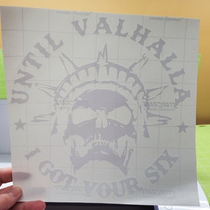 Until Valhalla Decal Military Decal Police Decal Back the Blue ...