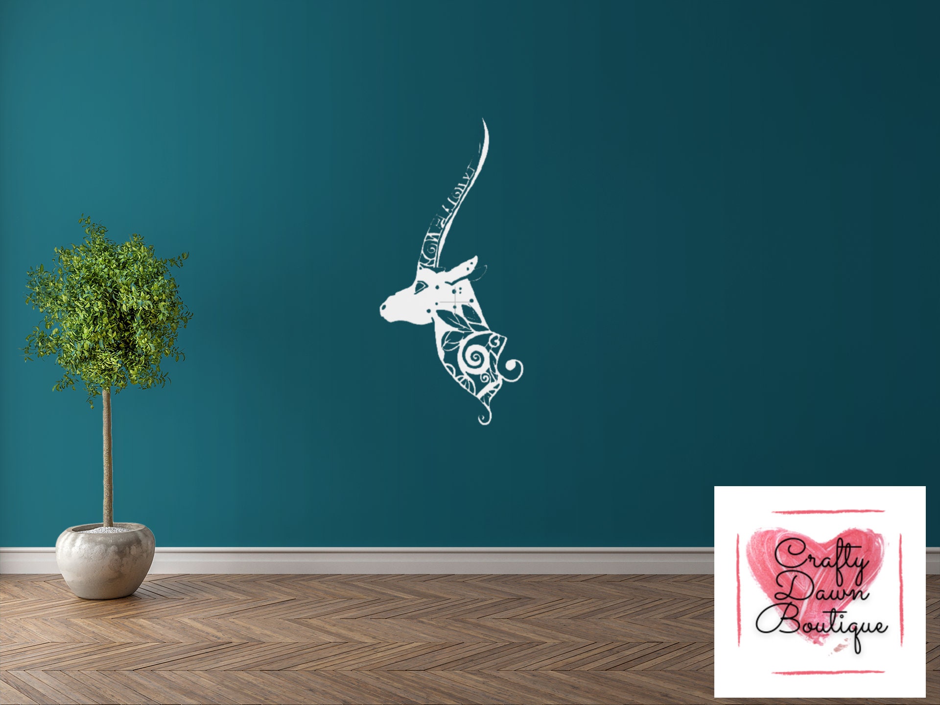 Antelope Decal | Antelope Sticker | Safari Decal | Car Decal | Window ...