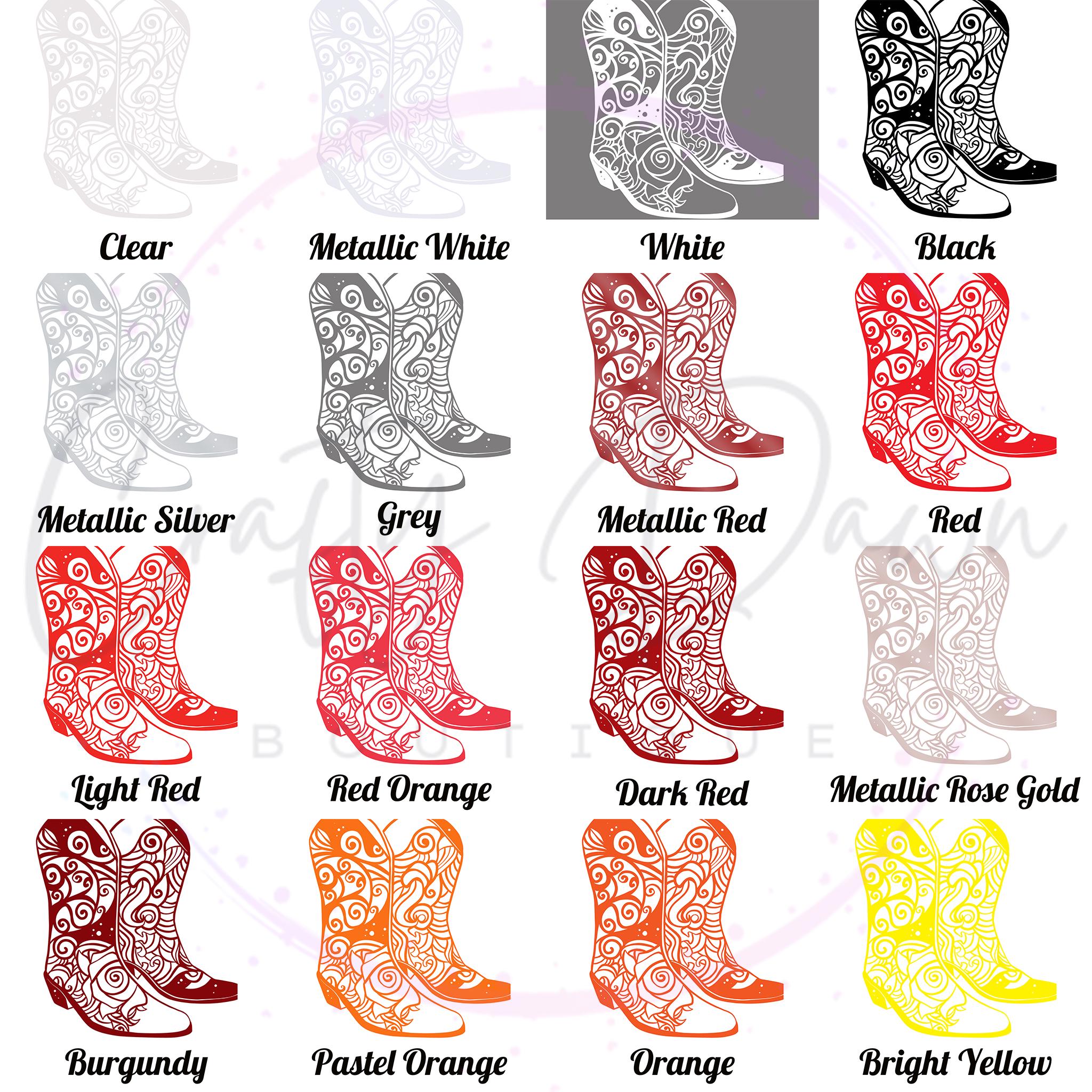 Cowboy Boots Mandala Decal | Boot Decal | Mandala Decal | Wall Decal ...