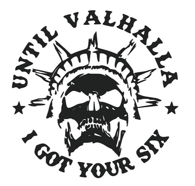 Until Valhalla Decal Military Decal Police Decal Back the Blue ...
