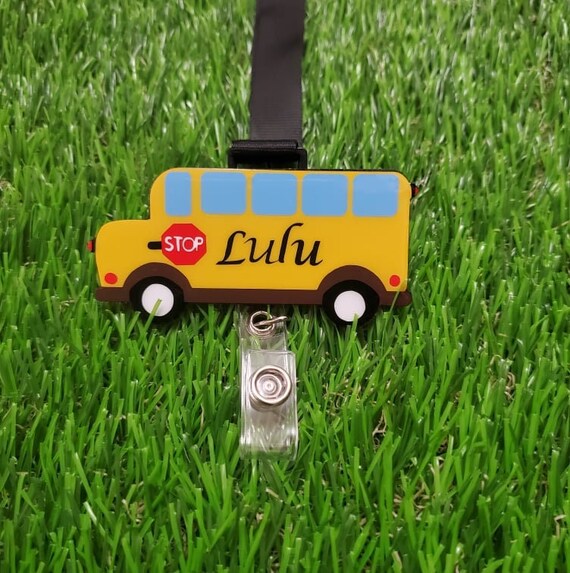 School Bus Lanyard Back to School Gift School Bus Driver - Etsy