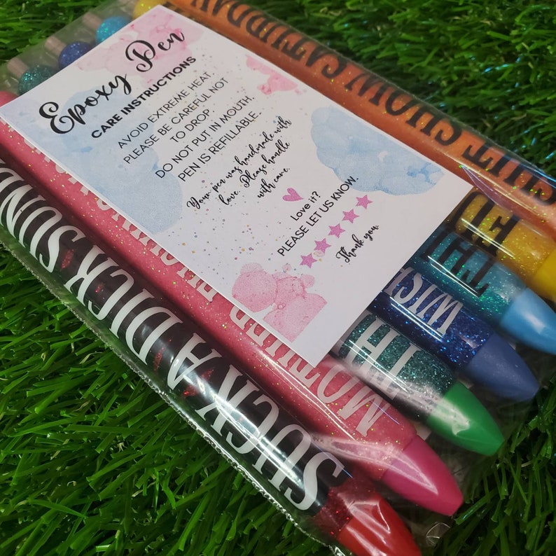 Daily Pens, Weekday Custom Pen, Weekday Cuss Words, Pen Set, Funny Gift ...