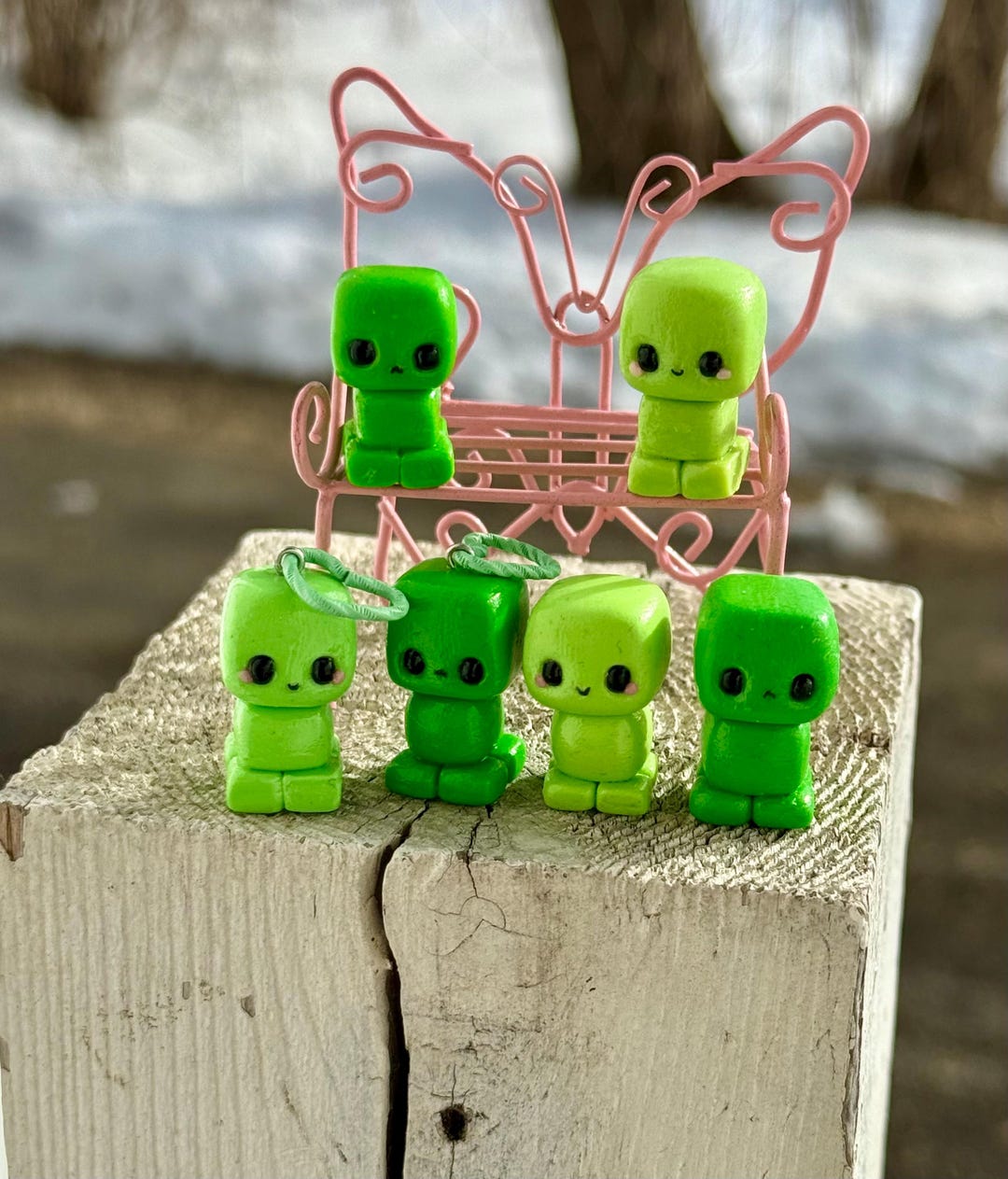 Tiny Minecraft Creeper Buddy - Etsy