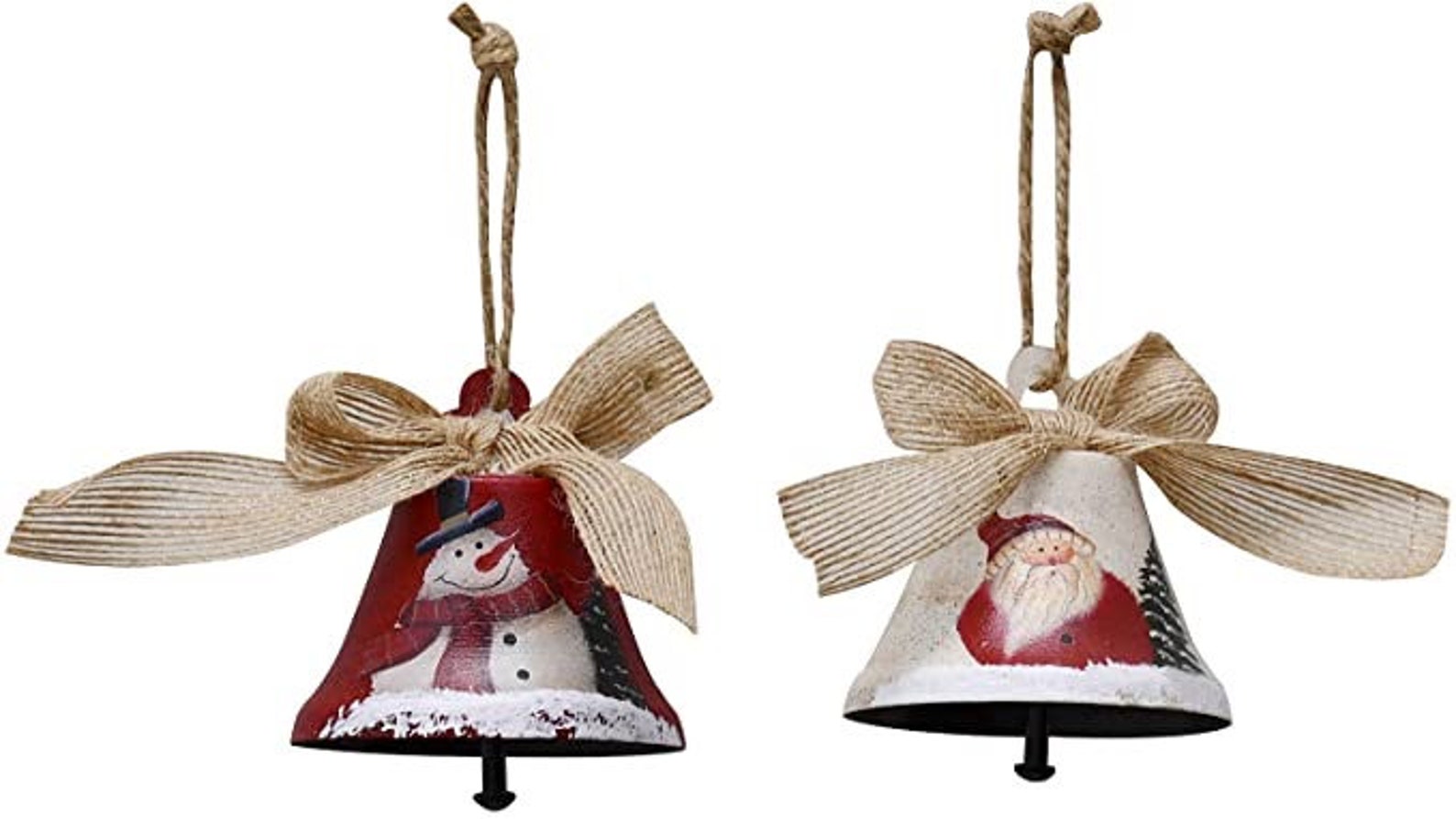 Christmas Tree Ornaments Jingle Bell Decorations With Hand - Etsy