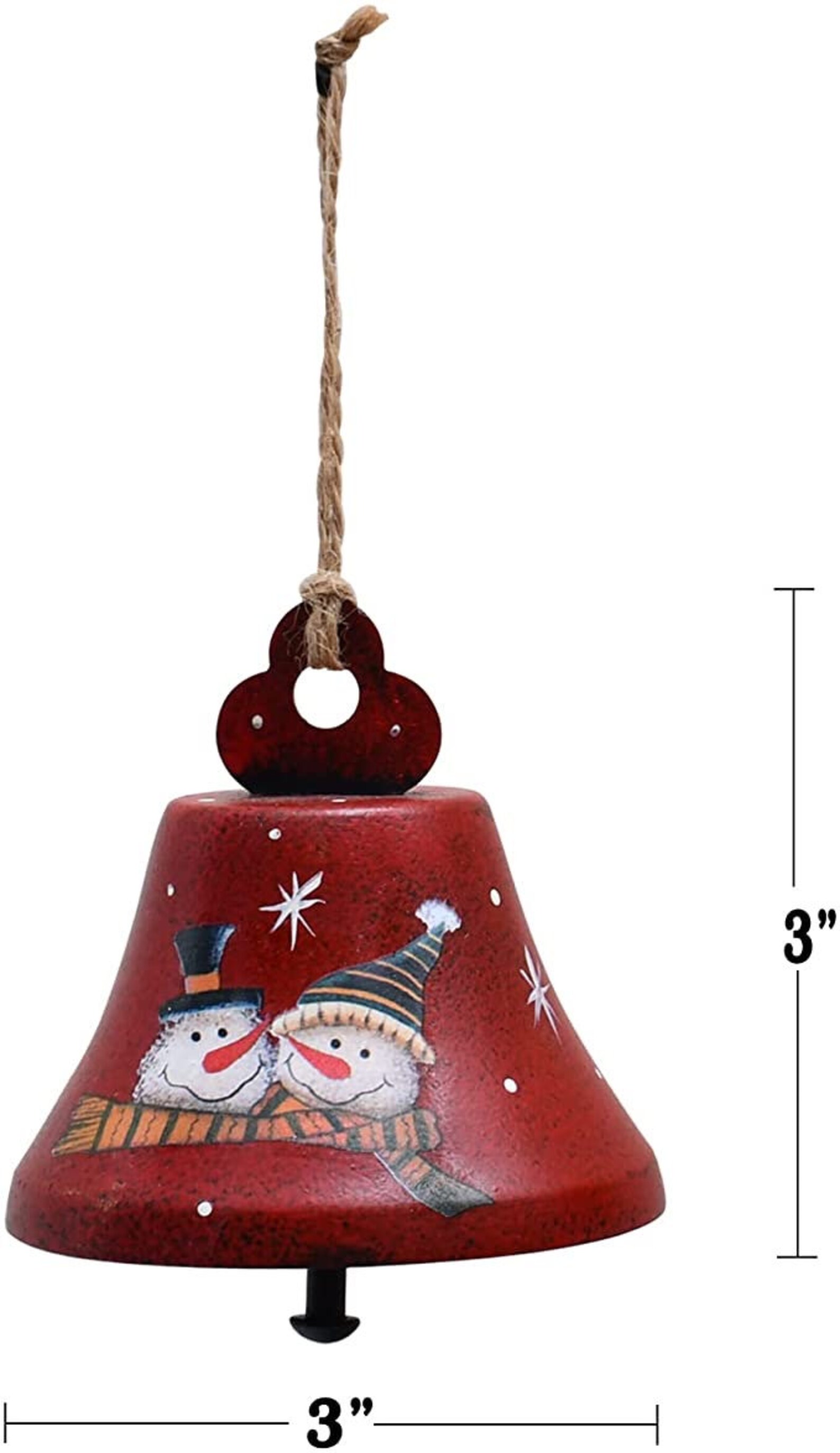 Christmas Tree Ornaments Jingle Bell Decorations With Hand - Etsy