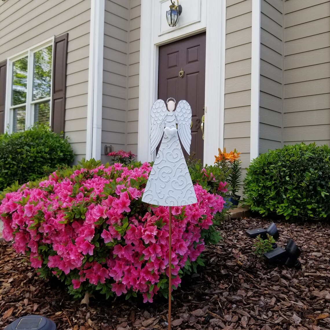 Decorative Angel Yard Garden Stake Angel Decor Metal Yard Art - Etsy