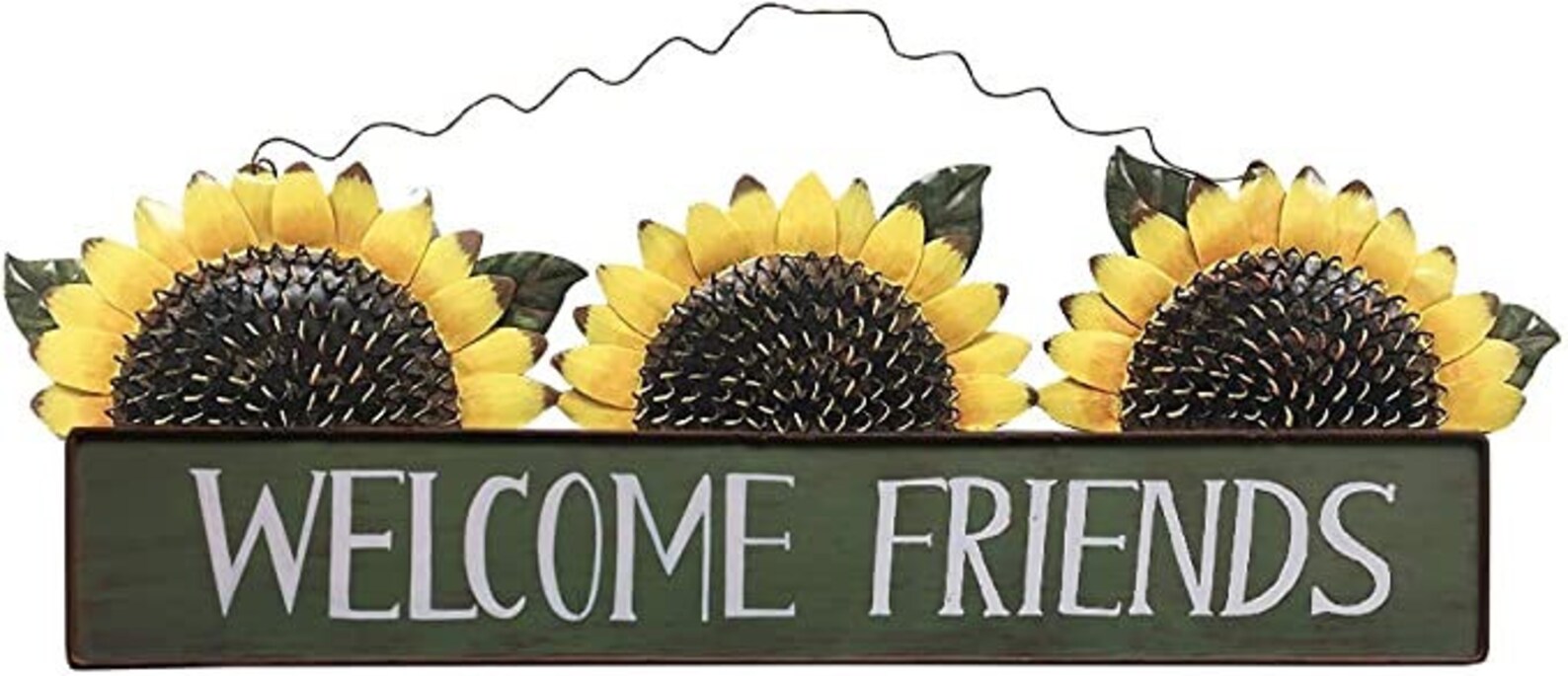 Metal Hanging Sunflower Welcome Door Sign for Indoor Outdoor - Etsy