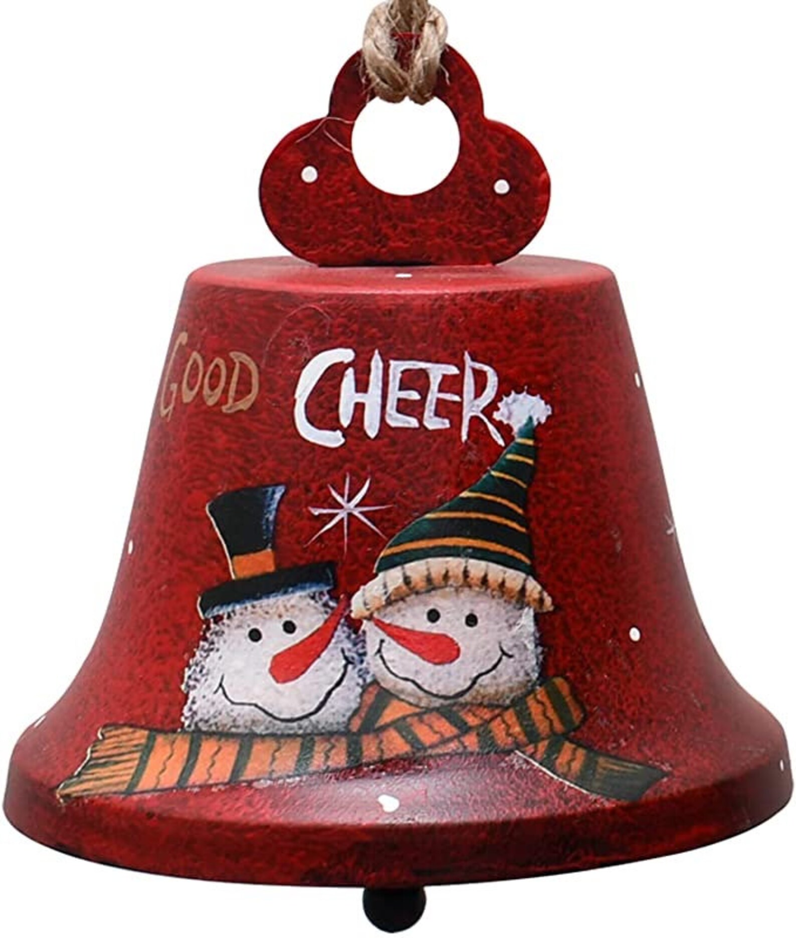 Christmas Tree Ornaments Jingle Bell Decorations With Hand - Etsy