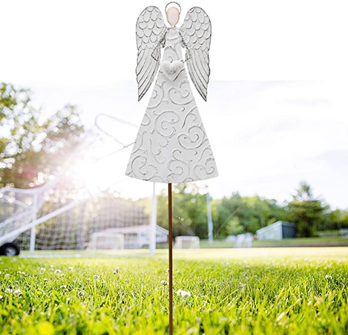 Decorative Angel Yard Garden Stake Angel Decor Metal Yard Art - Etsy