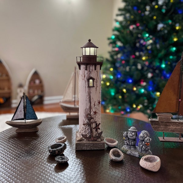 Lighthouse Figurine - Etsy