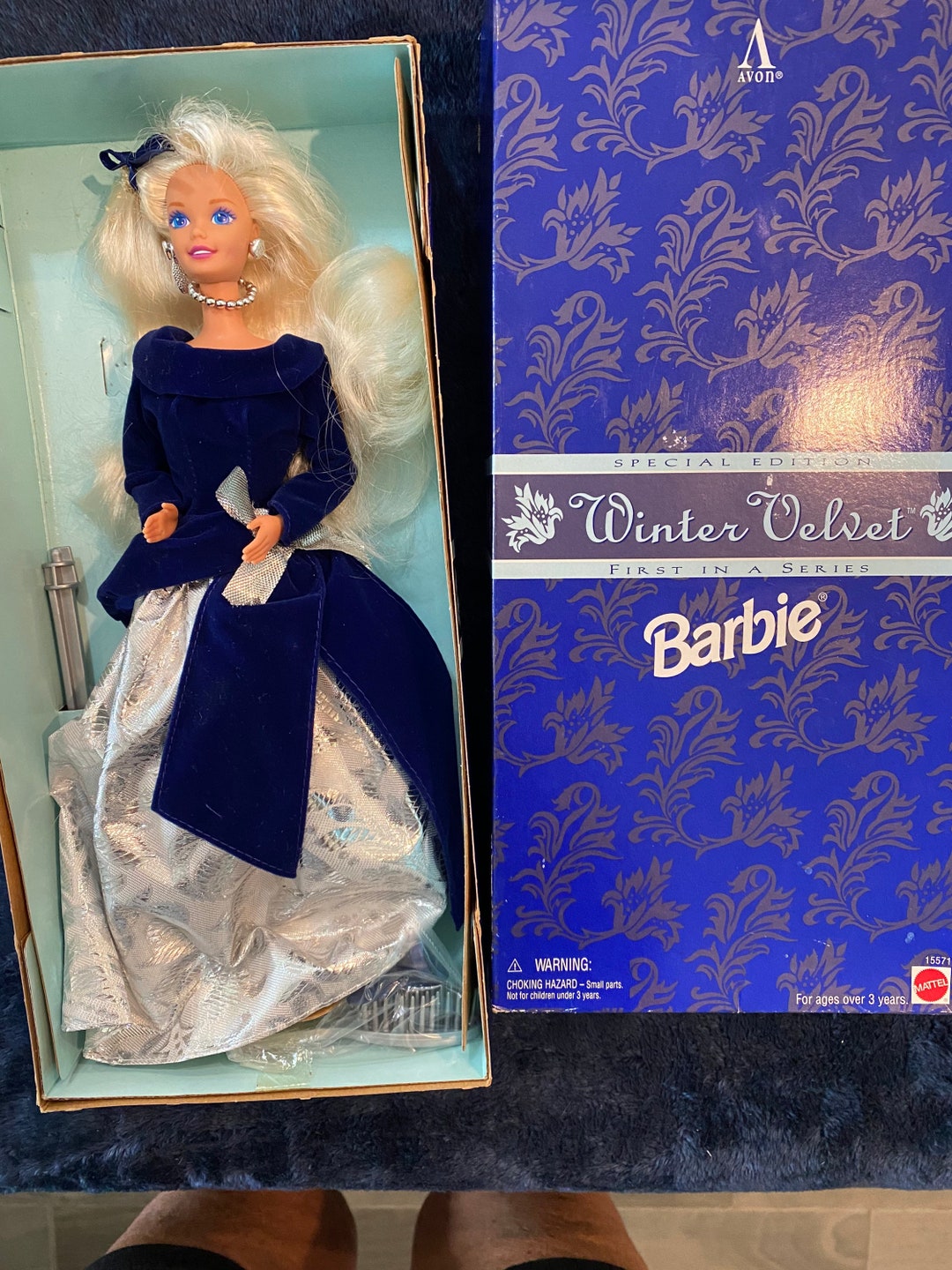 1995 Avon Exclusive “winter Velvet” Barbie. 1st in Series. NIN - Etsy