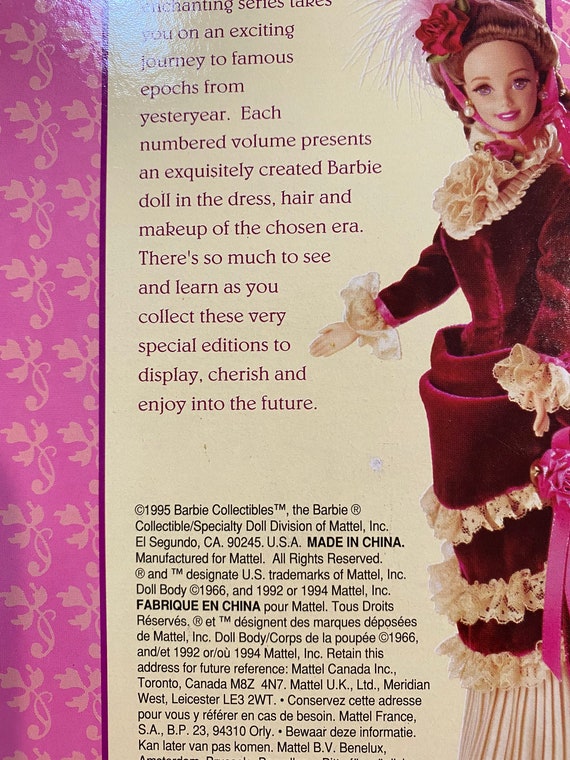 Victorian Lady Barbie Mattel