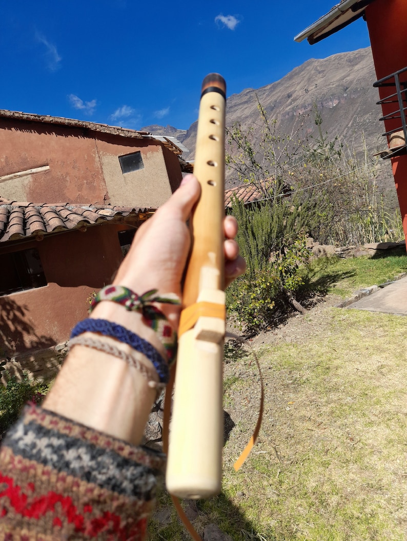 Native American Flute / Shamanic Shipibo Flute / Bamboo Flute / Wooden ...