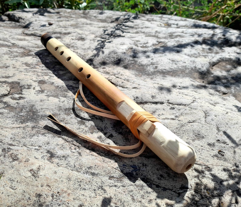 Native American Flute / Bamboo Wood Flute / Shipibo Flute / Pentatonic ...