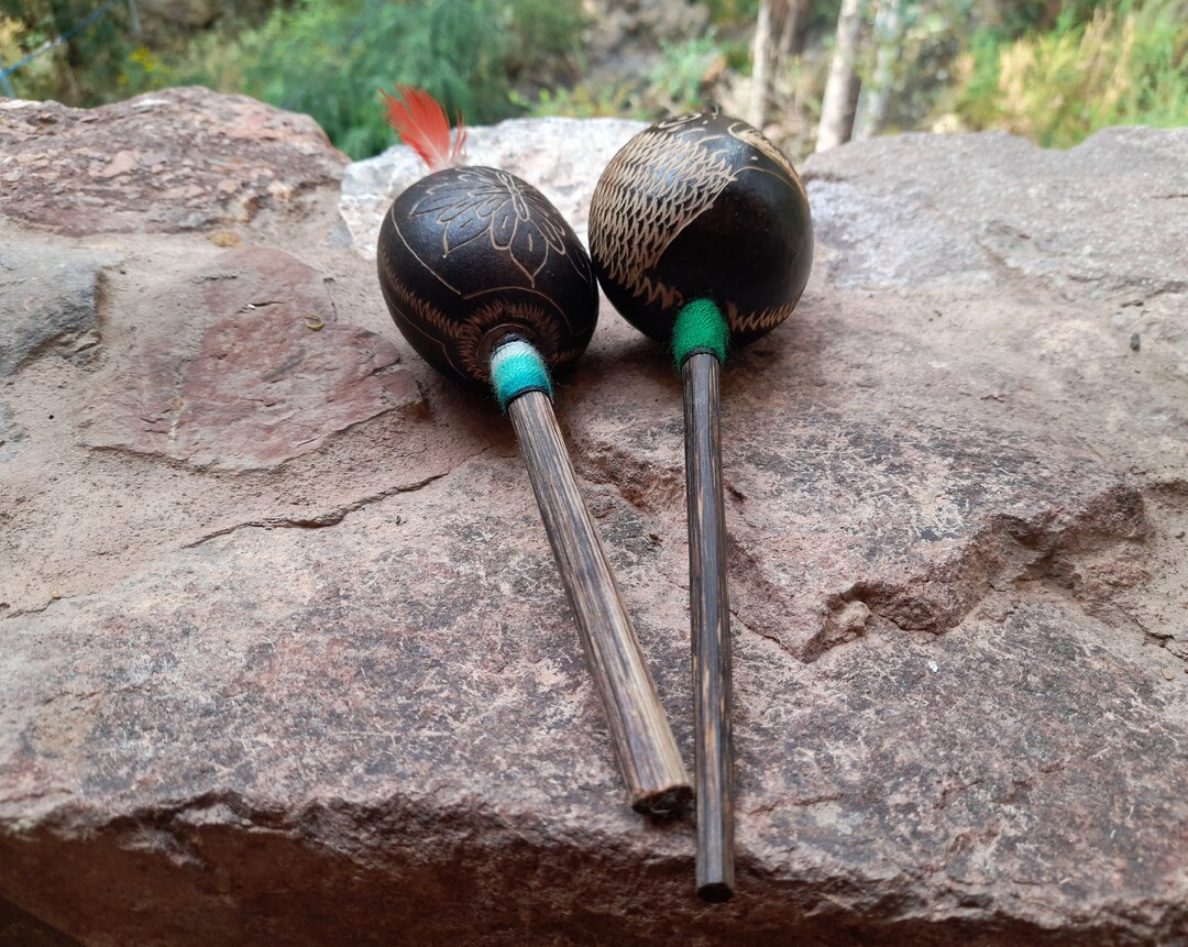 Seed Rattle / Shaker / Maracas / Shipibo Rattle / Ceremonial Rattle ...