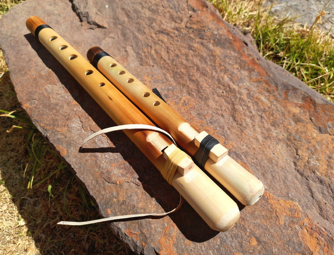 Native American Flute / Shamanic Shipibo Flute / Bamboo Flute / Wooden ...