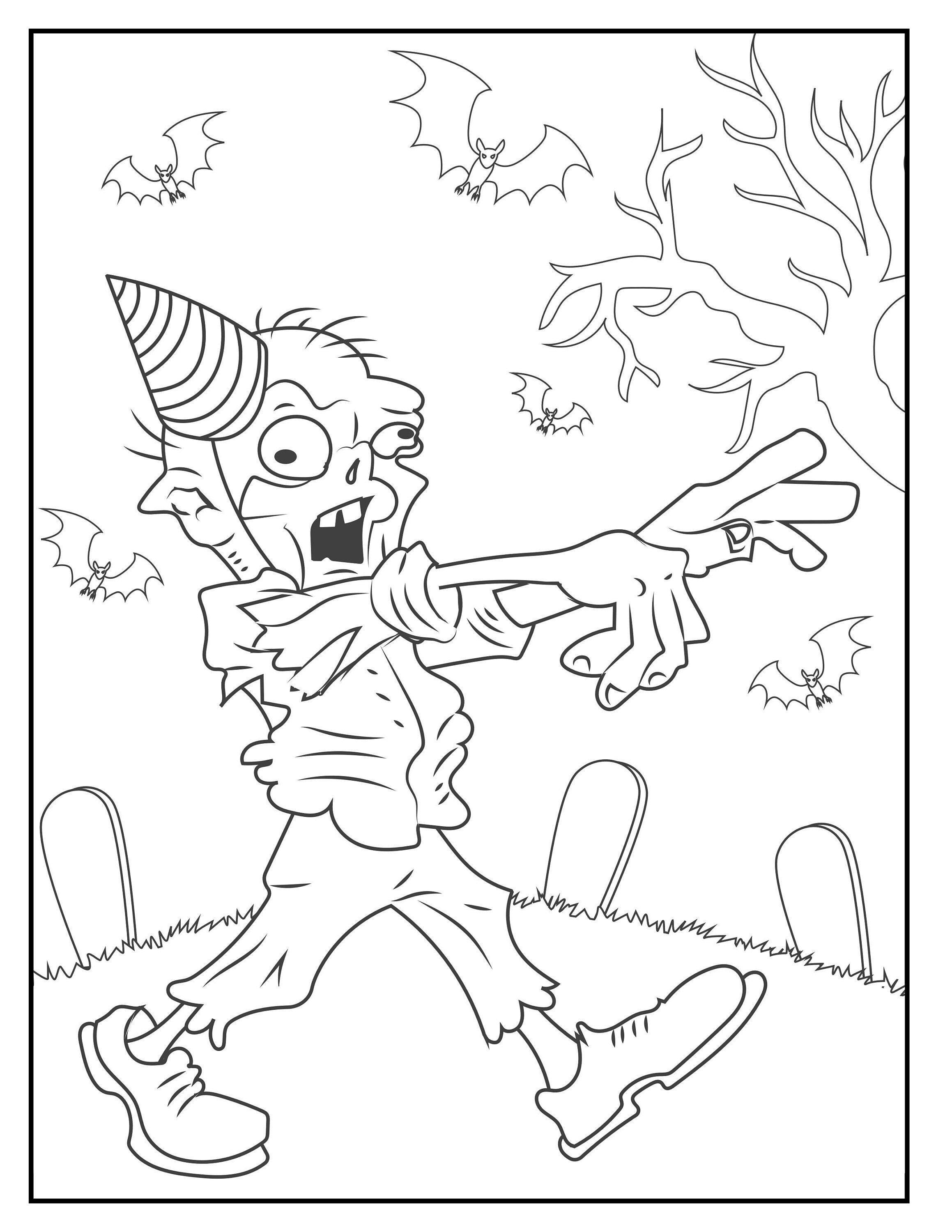 40 Printable Halloween Coloring Pages - Etsy
