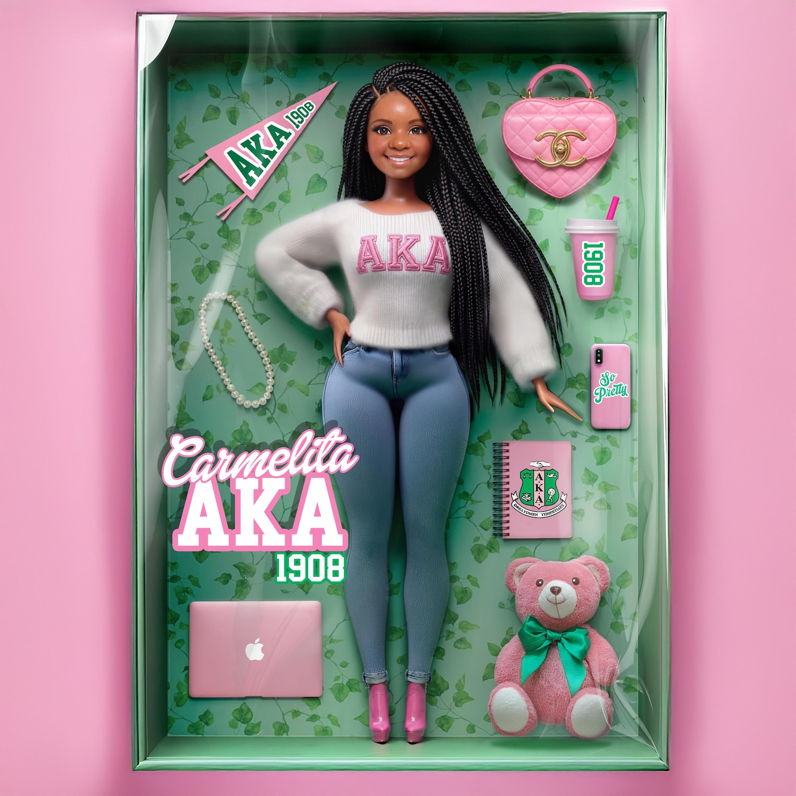 Custom Doll Portrait Art Print, Personalized Gift (digital Download) - Etsy
