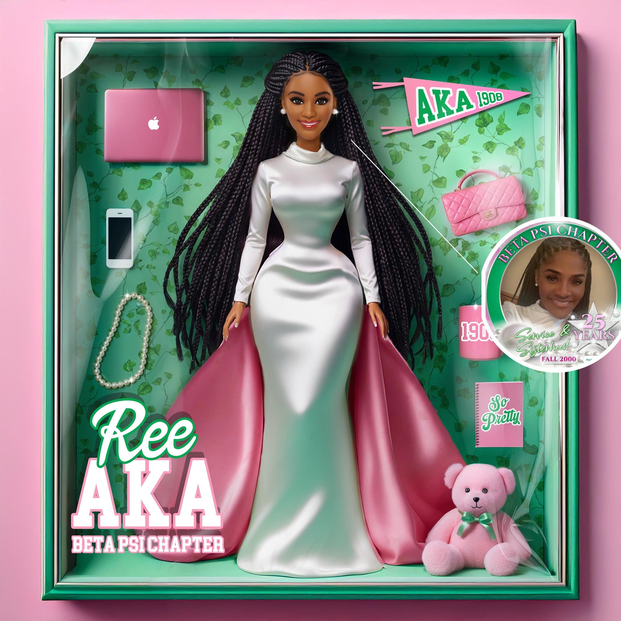 Custom Doll Portrait Art Print, Personalized Gift (digital Download) - Etsy