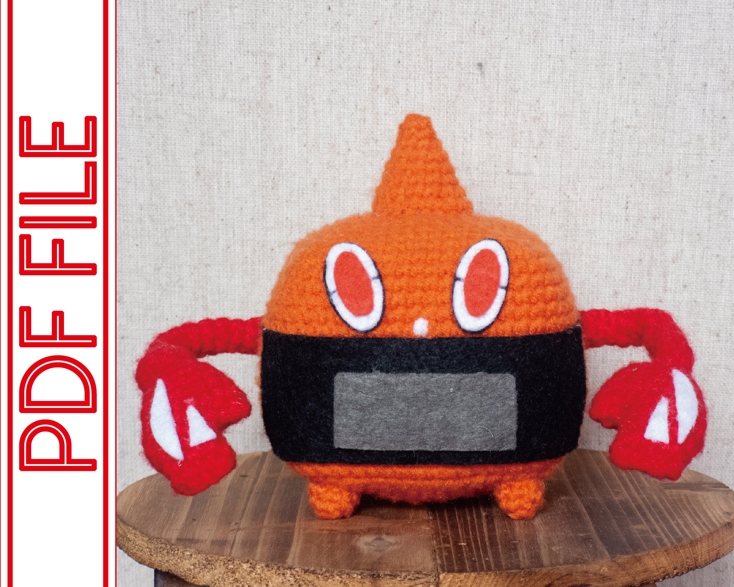 Heat Rotom Amigurumi Pattern PDF FILE ONLY - Etsy