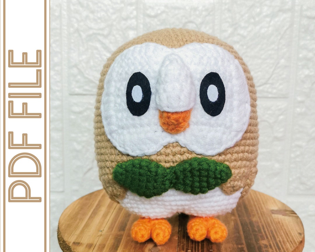 Rowlet Amigurumi Pattern (PDF FILE ONLY) - Etsy