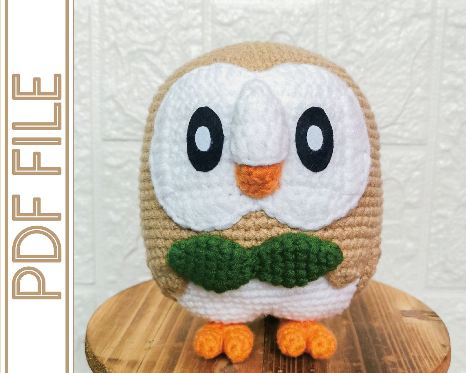 Rowlet Amigurumi Pattern (PDF FILE ONLY) - Etsy