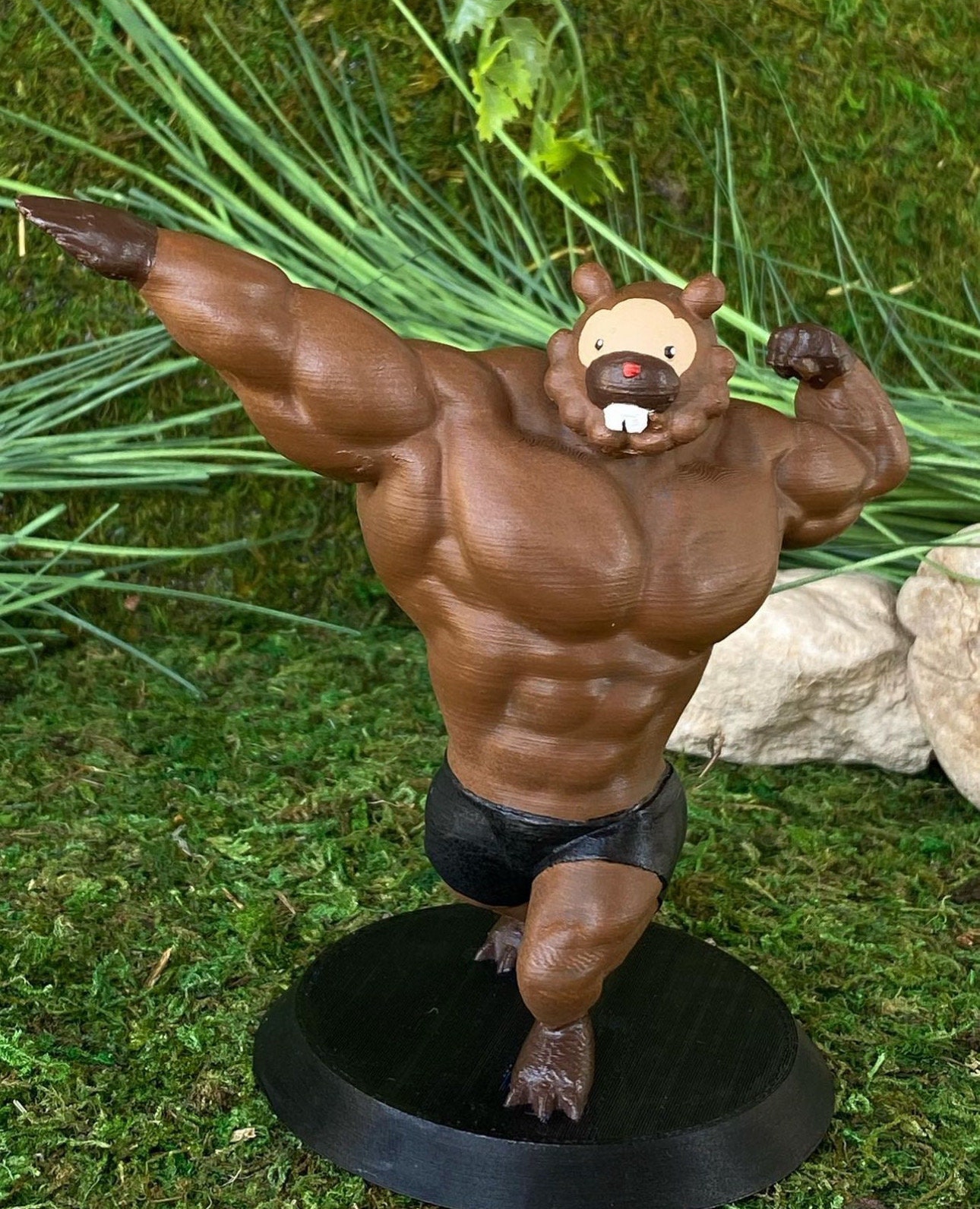5 Buff Figure, Hand Painted Statue V001 - Etsy
