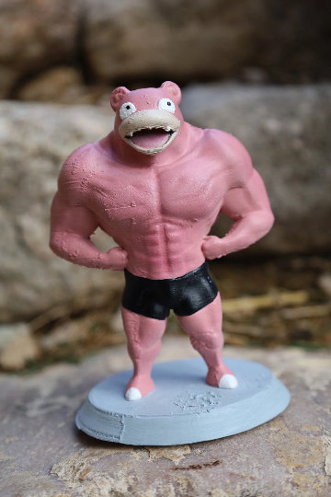 5 Buff Figure, Hand Painted Statue V012 - Etsy