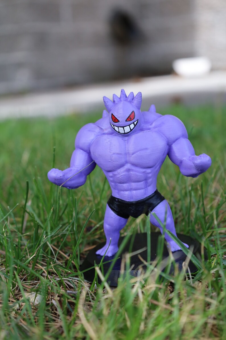 5 Buff Gengar Figure, Hand Painted Statue - Etsy