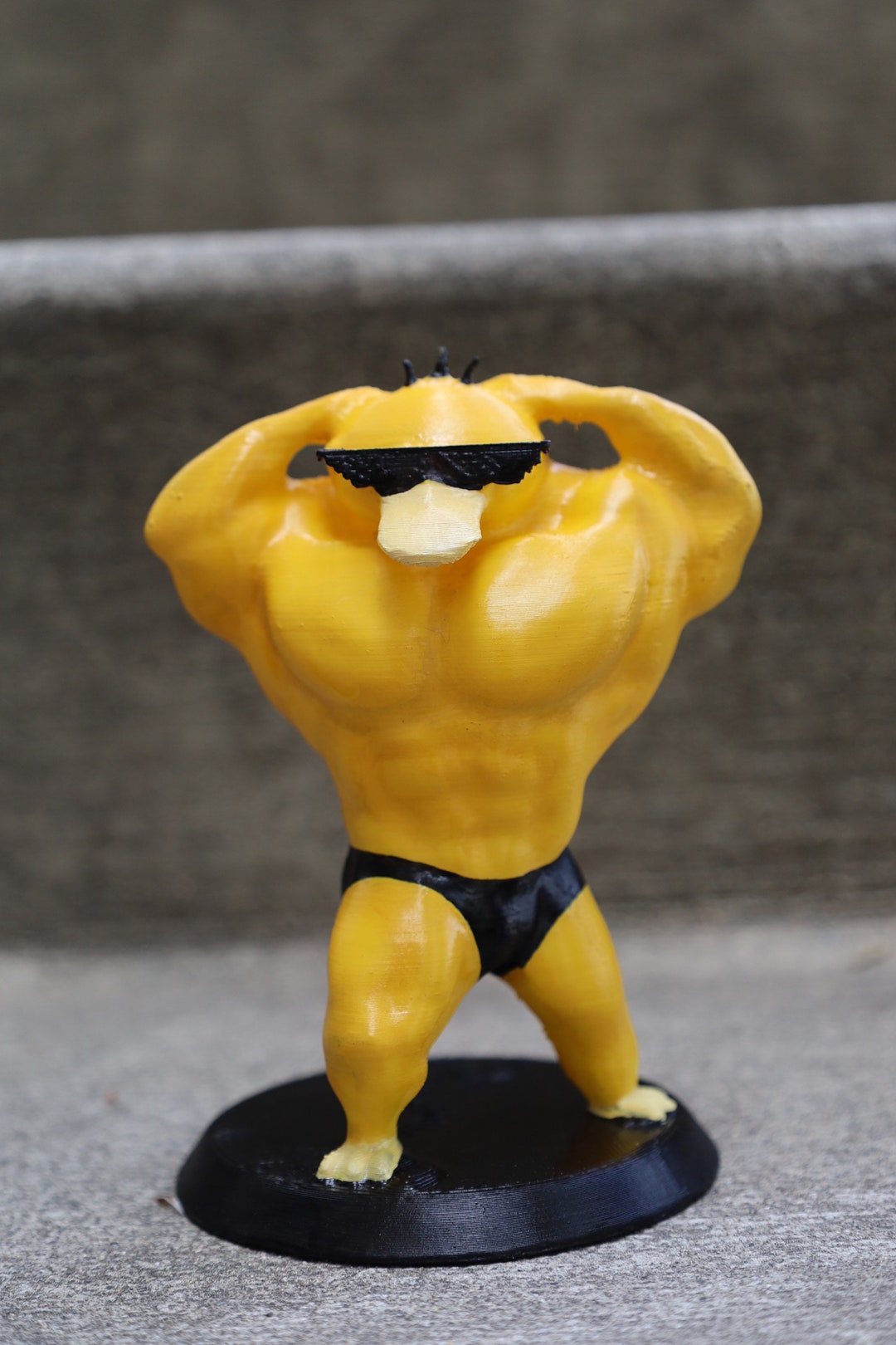 5 Buff Psyduck Figure, Hand Painted Statue - Etsy
