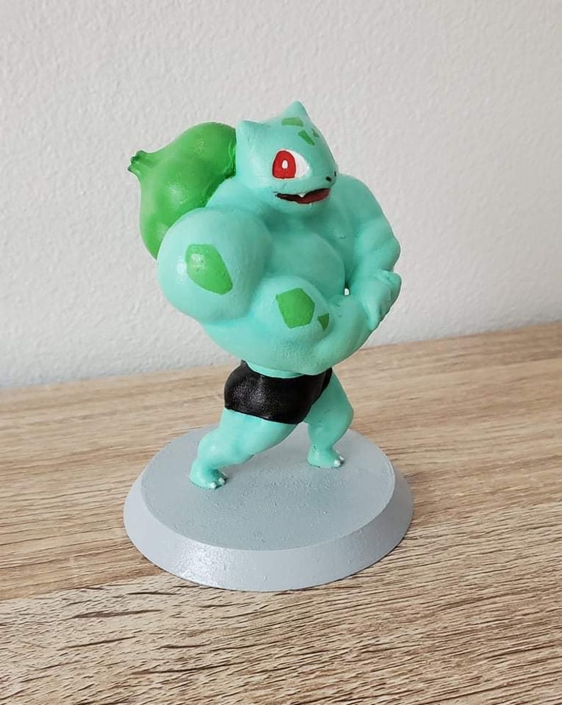 5 Buff Bulbasaur Figure Hand Painted Statue - Etsy