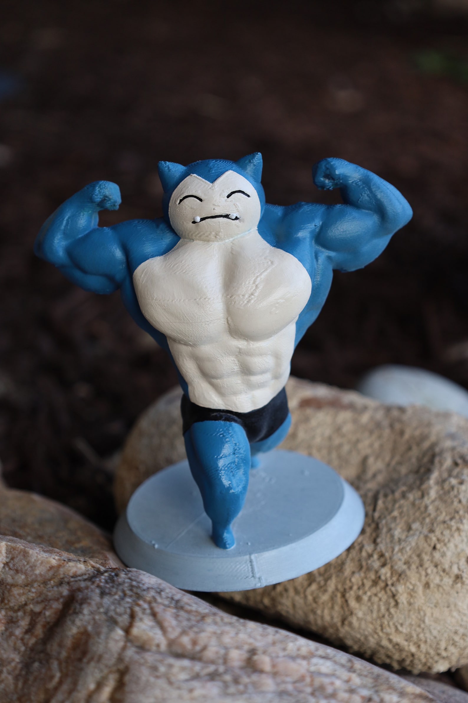 5 Buff Snorlax Figure Hand Painted Statue - Etsy