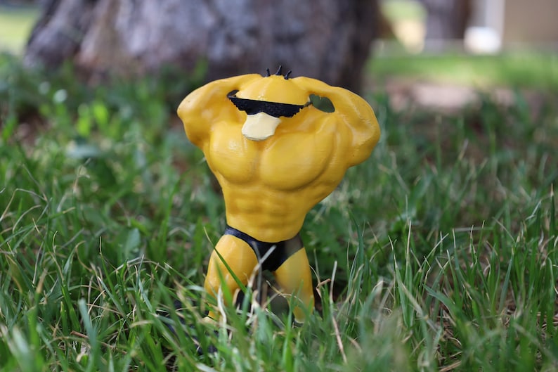 5 Buff Psyduck Figure, Hand Painted Statue - Etsy