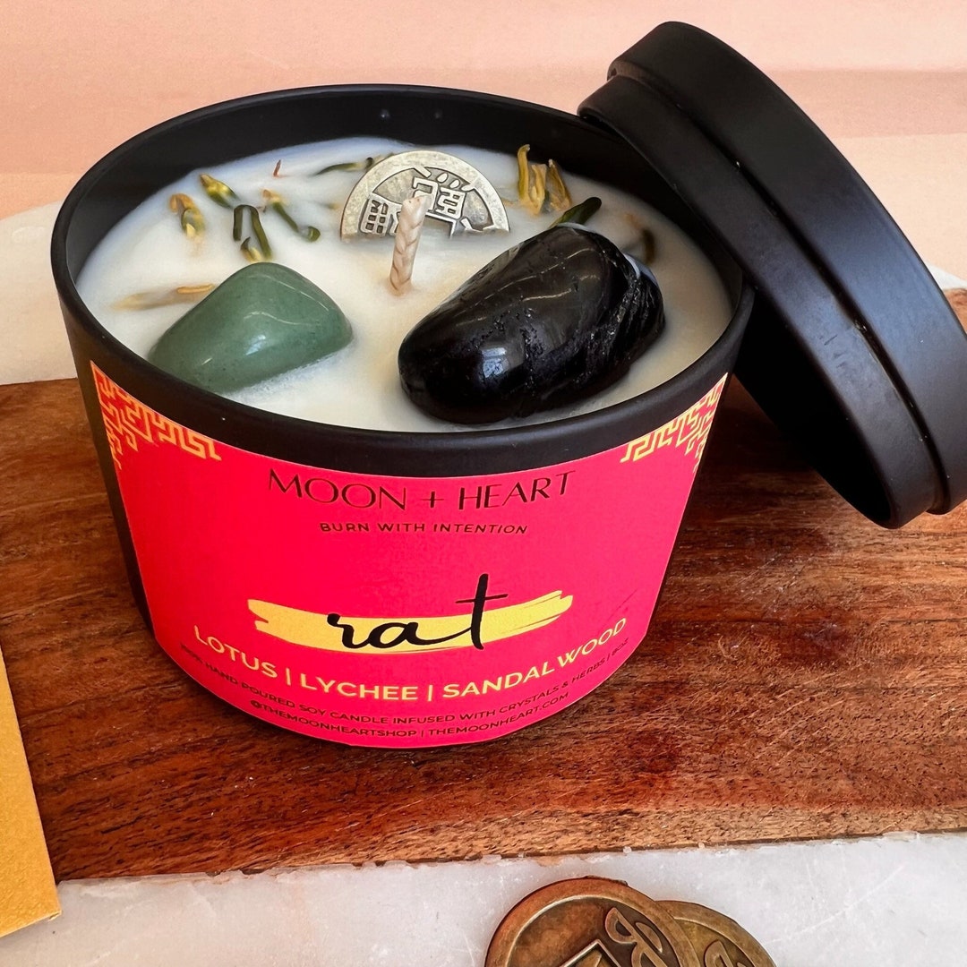 RAT Chinese ZODIAC | Intention Candles | Chinese Astrology Candle ...