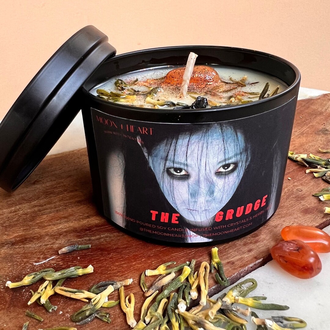 The Grudge Movie Halloween Candle, Intention Candle, Spooky Season Gift ...