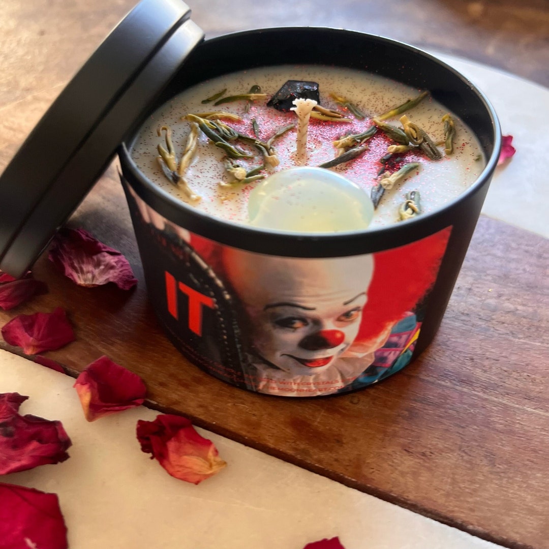 It Clown Movie Candle: Spooky Halloween Horror Gift - Etsy