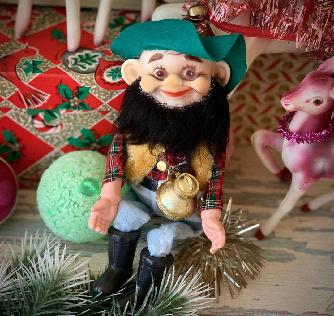 Vintage Bearded Elf Retro Hong Kong Hobo Hillbilly Grandpa Shelf Sitter ...