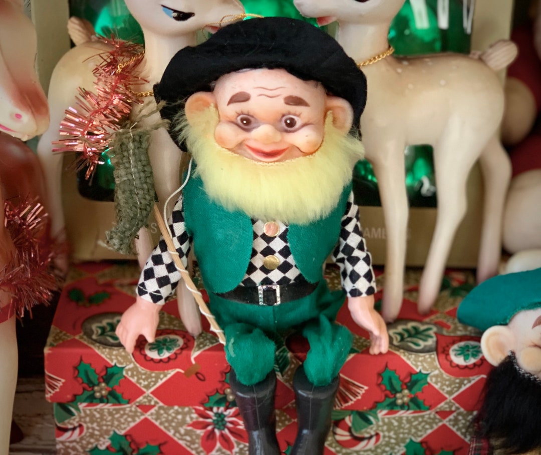 Vintage Bearded Elf Retro Hong Kong Hobo Hillbilly Grandpa Shelf Sitter ...