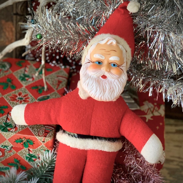 Vintage Santa Doll - Etsy