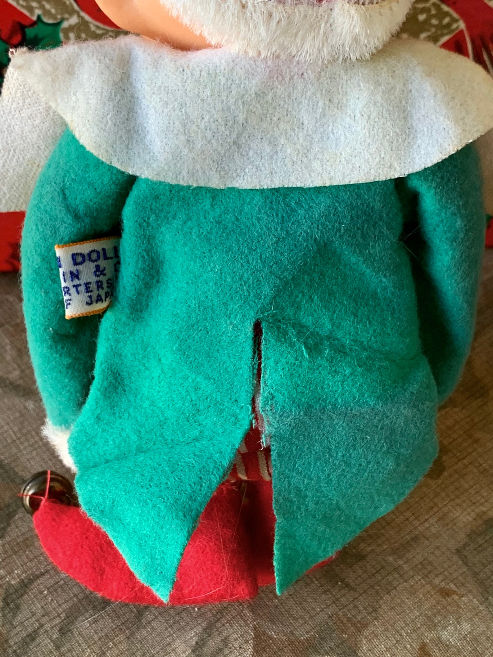 Vintage Tuxedo Knee Hugger Elf Retro Shelf Sitter in Santa - Etsy