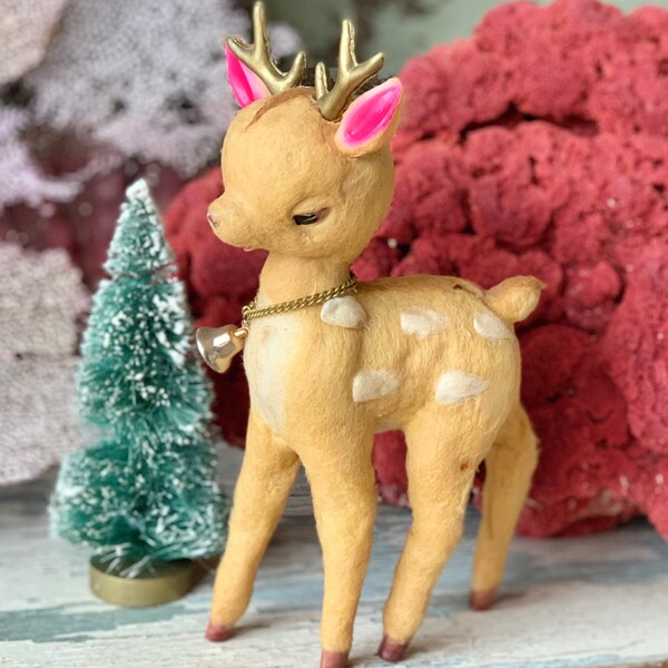 Reindeer Figurine - Etsy