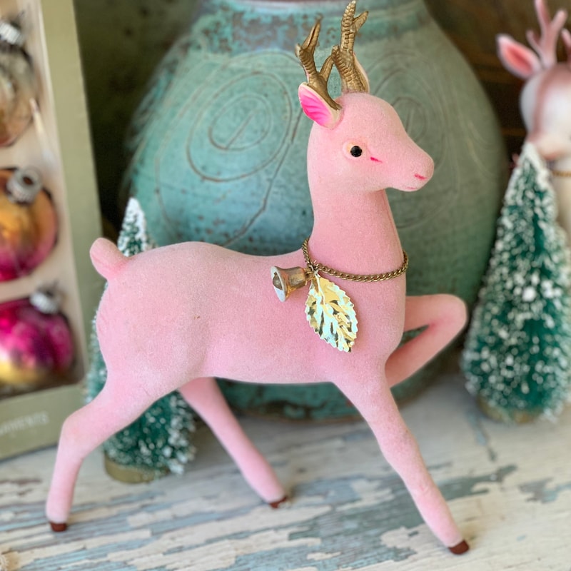 Pink Reindeer - Etsy