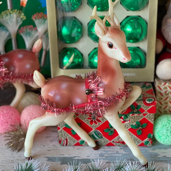 Reindeer Figurine - Etsy