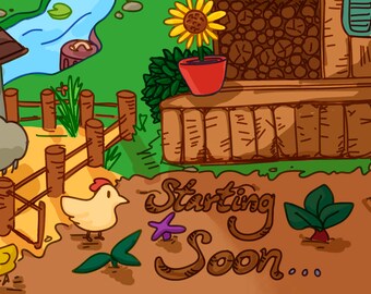Stardew Valley Inspired Animated Stream Screens Stardew Twitch Screens ...