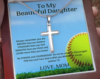 Softball Cross | Etsy