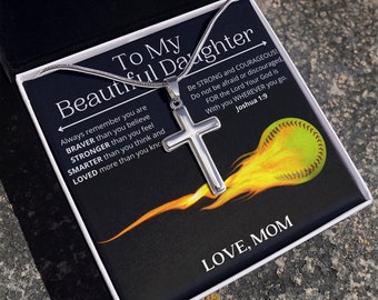 Softball Cross | Etsy