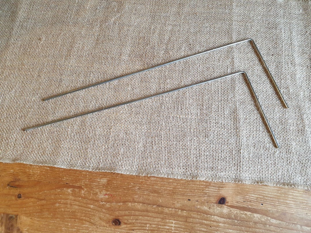 Long Stainless Steel Divining Dowsing Rods Paranormal Ghost Hunting ...