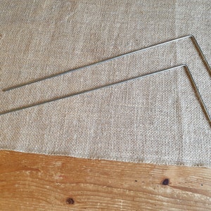 Long Stainless Steel Divining Dowsing Rods Paranormal Ghost Hunting ...