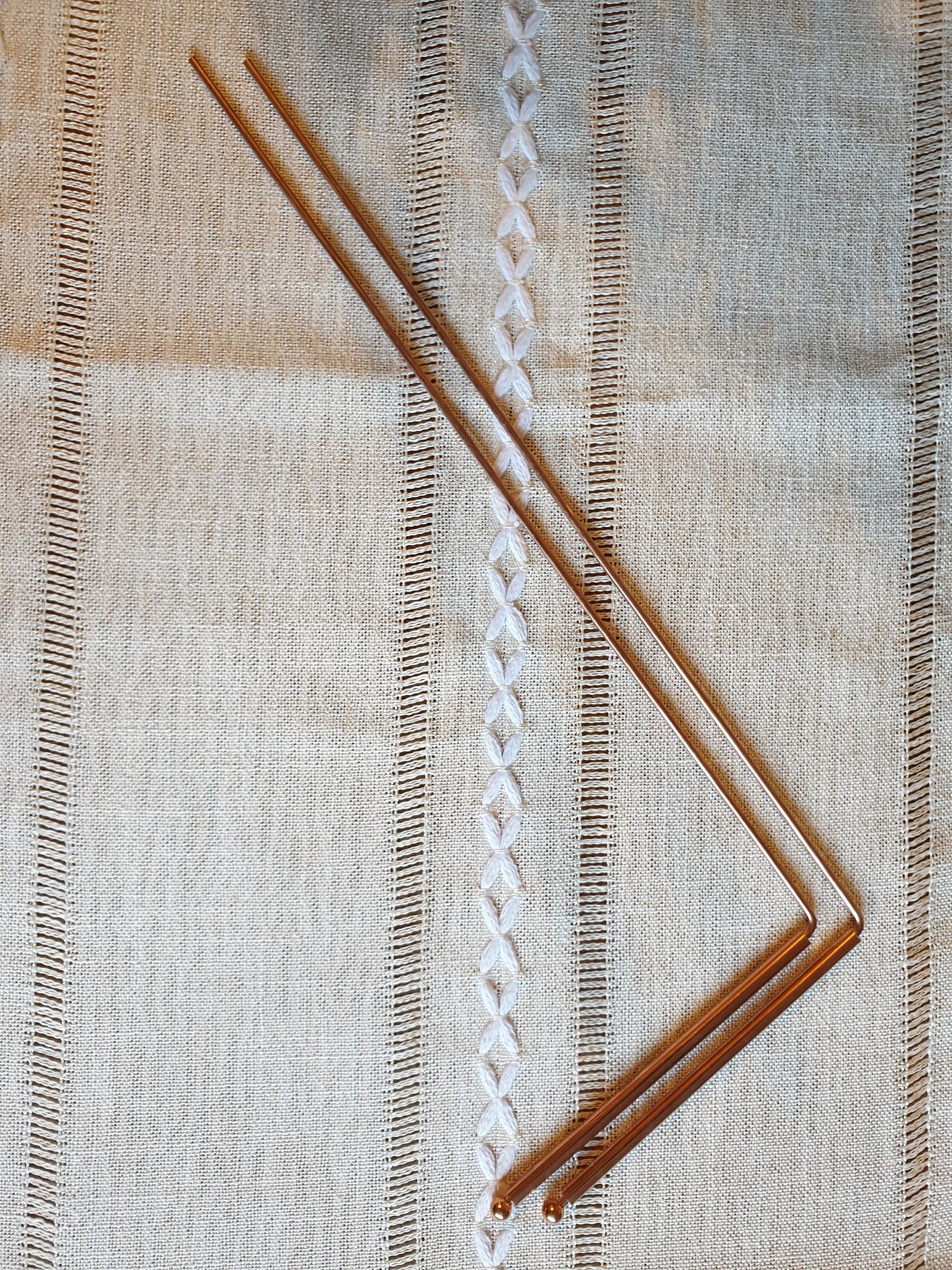 Traditional Longer Pure Solid Copper Divining Dowsing Rods With Swivel ...